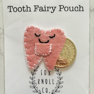 Tooth Fairy Pouch | Felt Embroidered Tooth Fairy Pouch - Etsy