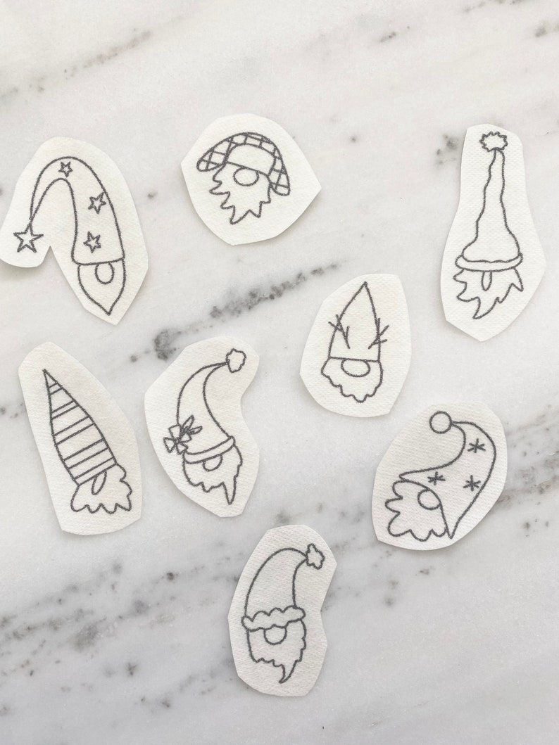 Gnome Stick and Stitch Embroidery Pack - Etsy