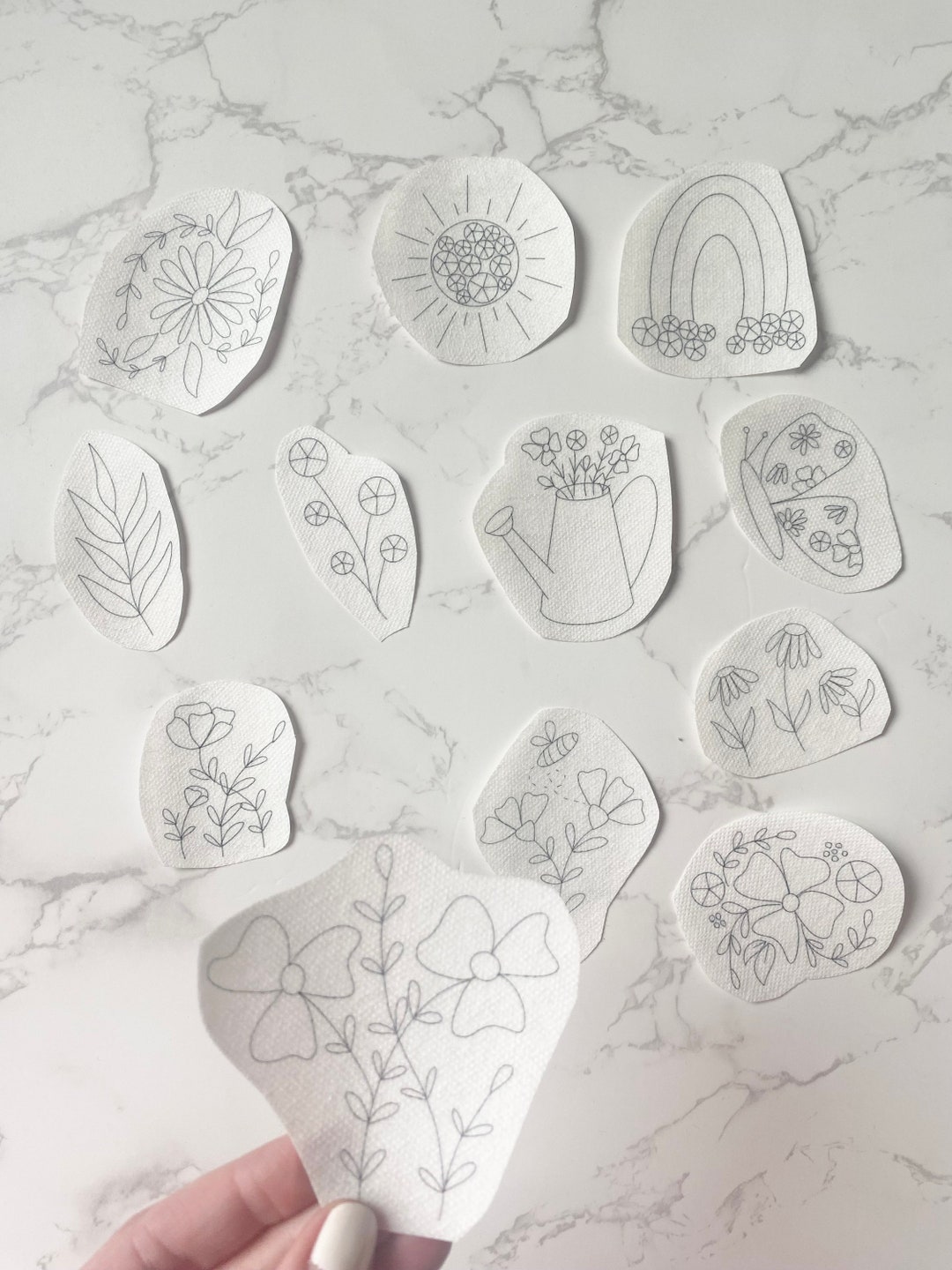 Spring Stick & Stitch Embroidery Pack - Etsy