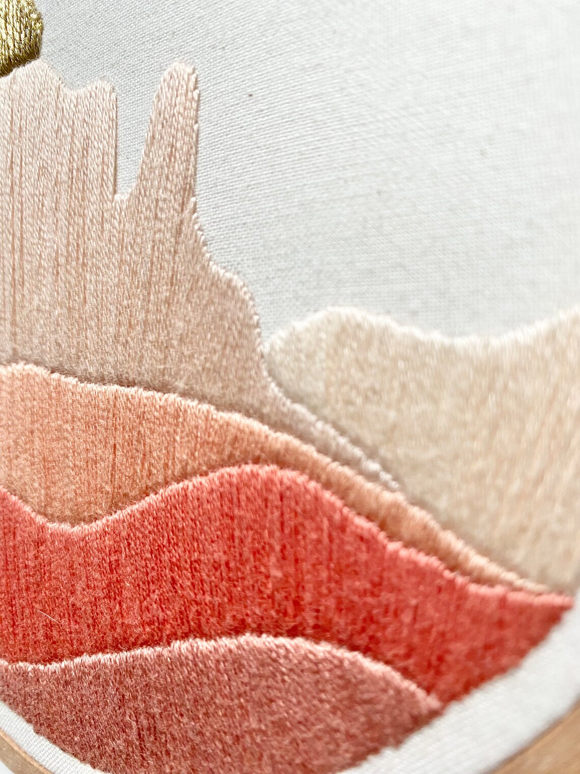 Rose Gold Desert Embroidery Kit - FULL KIT - Etsy