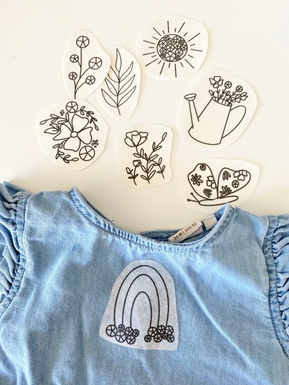 Spring Stick & Stitch Embroidery Pack | Etsy