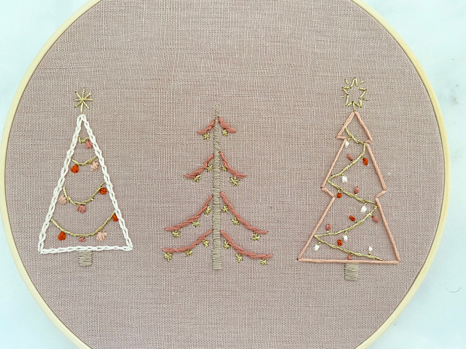 Merry Christmas Trees PDF Pattern - Etsy
