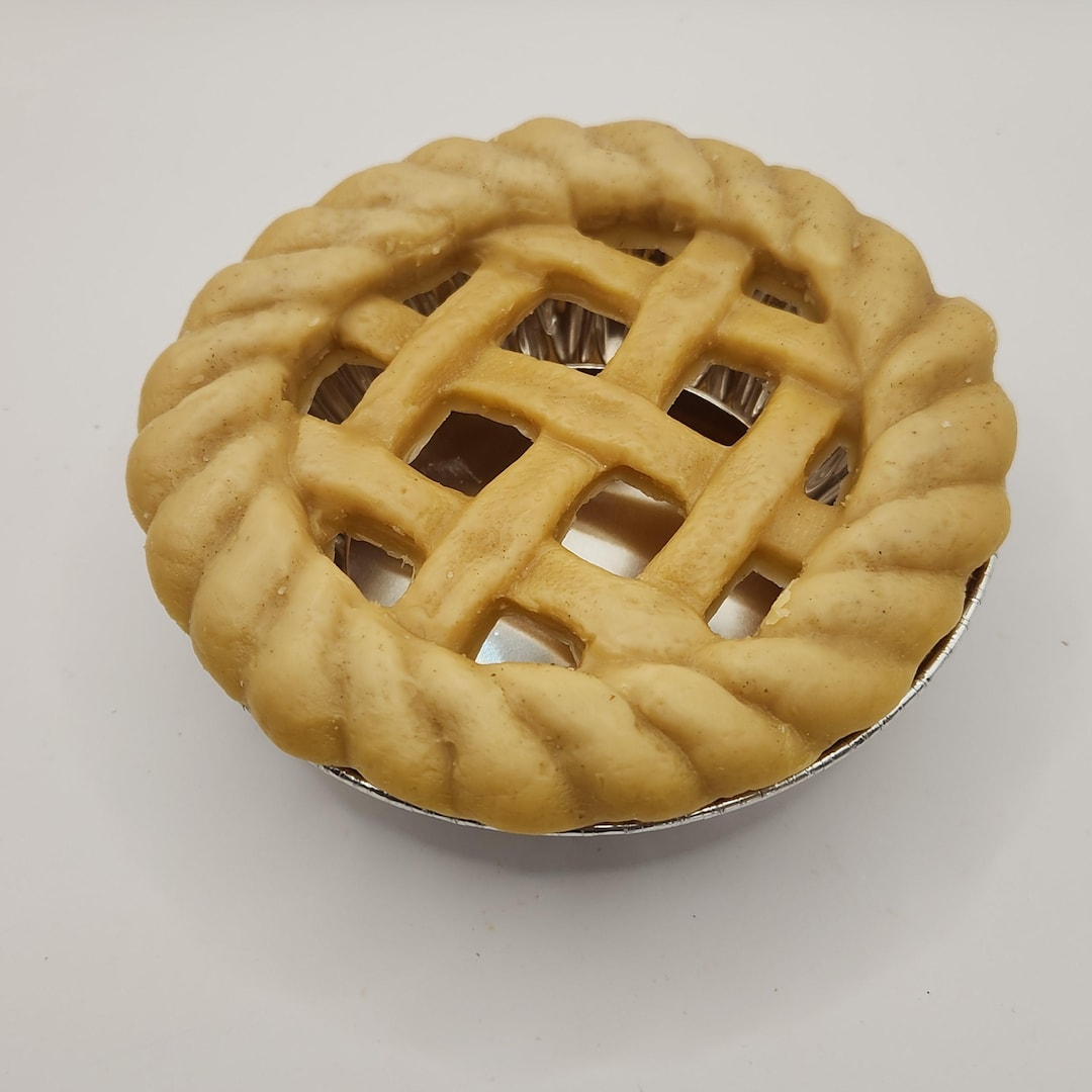 5" Wax Pie Crust, Unique Lattice Crust W/tins, Set of 3 Crusts - Etsy
