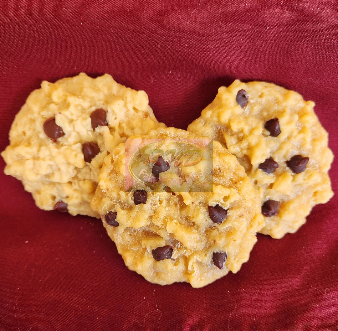Faux Realistic Chocolate Chip Cookies, Props, Movie Props, Display ...