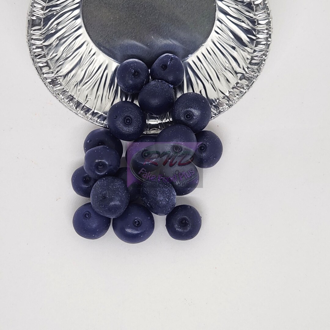 Wax Blueberries, Wax Embeds, Wax Fake Fruit, Gel Embeds, Blueberry Pie ...