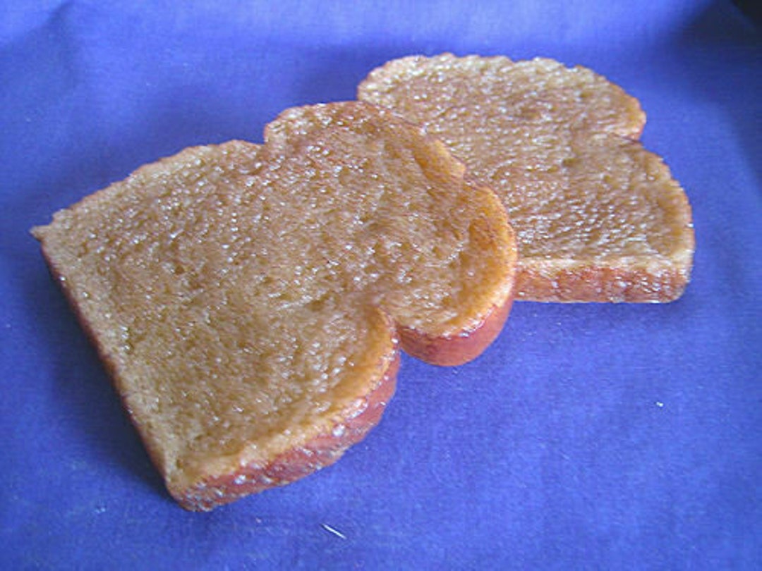 Wax Fake Toast Props Display - Etsy