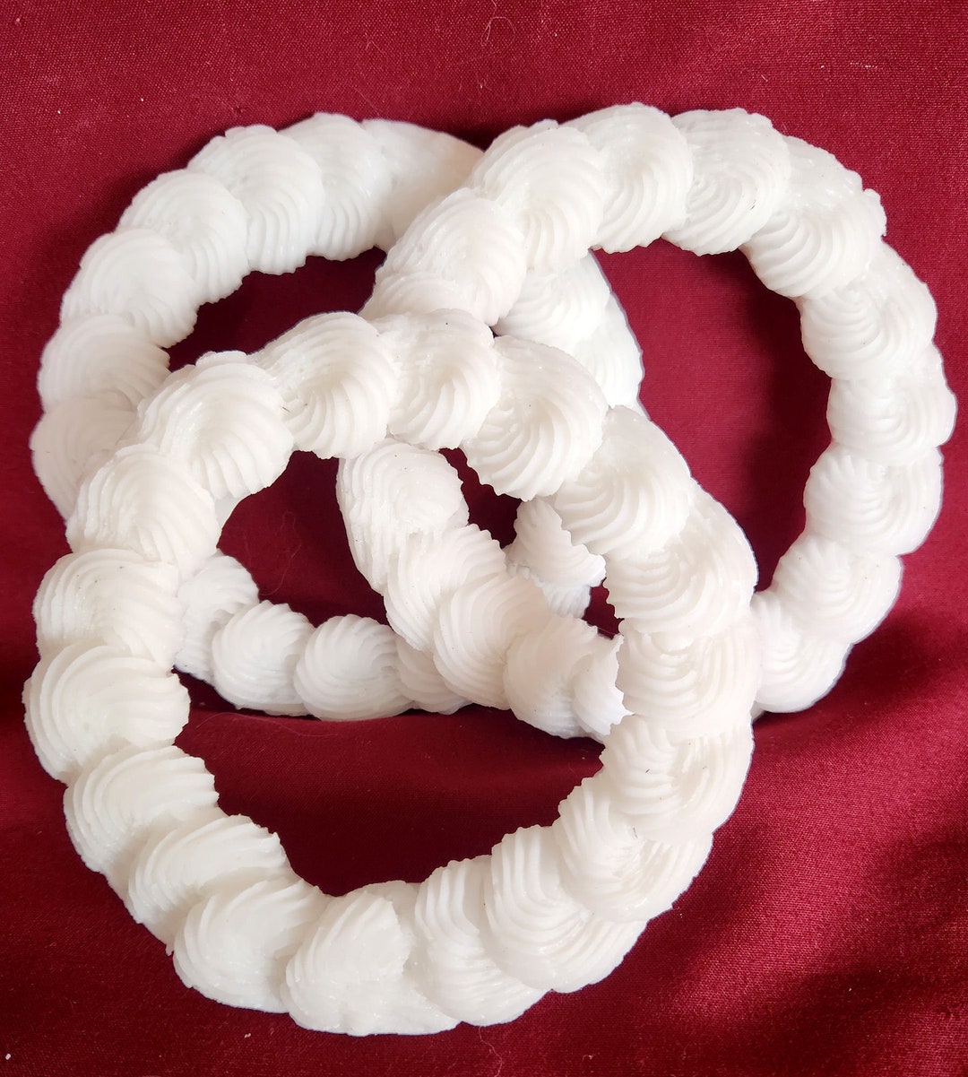 Wax Whipped Cream Edge Pie Crust, 5 With Tins, Set of 3 Crusts - Etsy