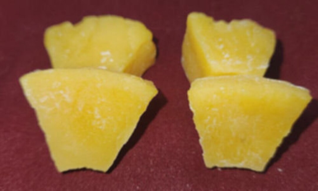 Wax Pineapple Chunks, Wax Embeds, Fake Fruit, Pineapple Props, Gel ...