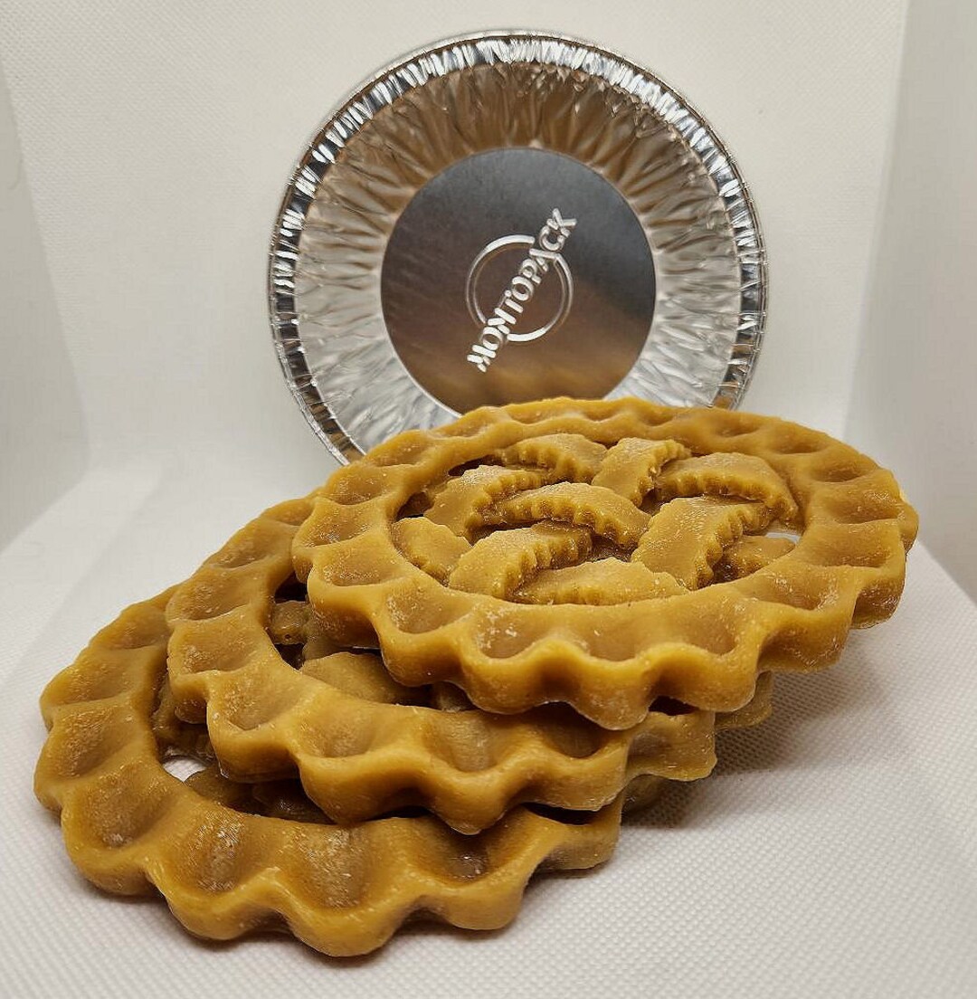 5" Wax Pie Crust, Country Lattice W/tins, Set of 3 Crusts - Etsy