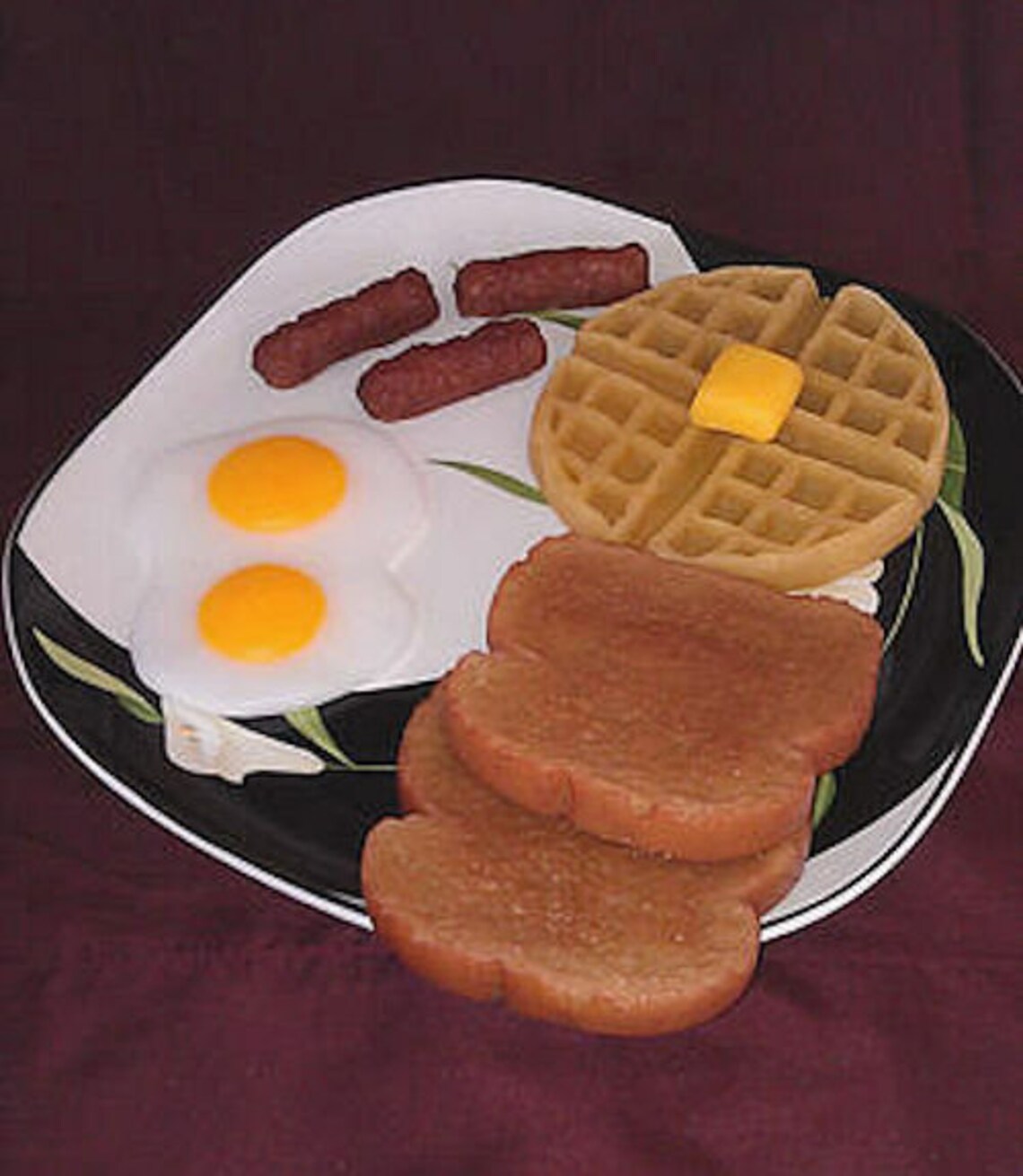 Hungry Man's Breakfast Set,wax Fake Food, Props, Display - Etsy
