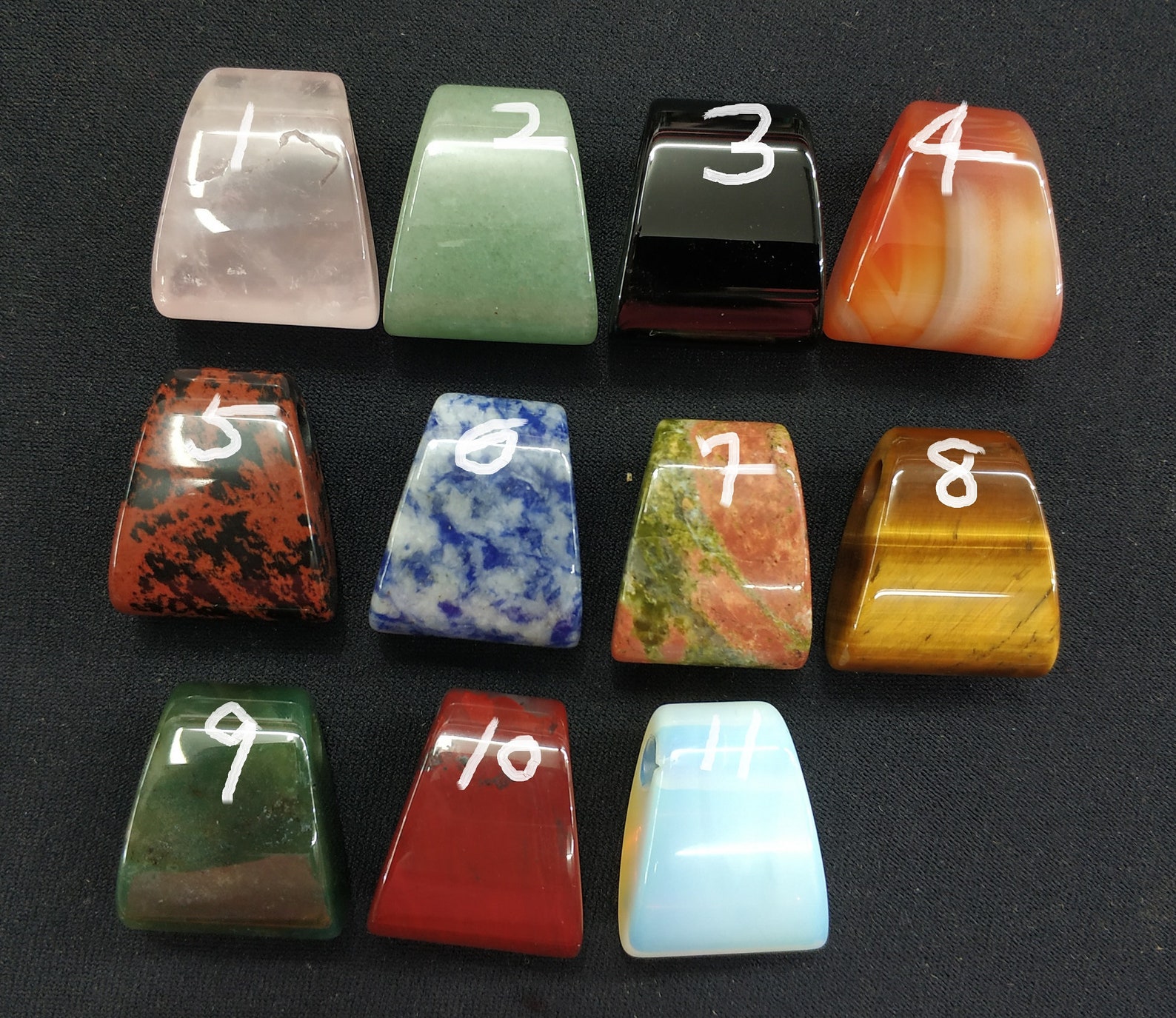 5pcs/lot 7mm Big hole Trapezoid Beads 13x13-22x28mm-red | Etsy