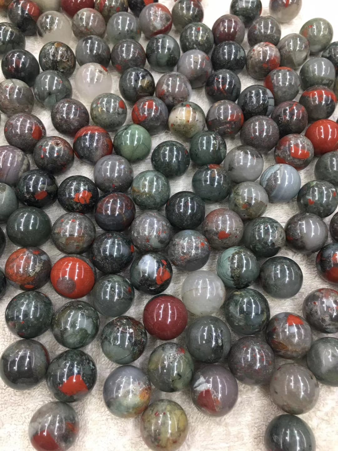 NO HOLE -5pcs 20mm Stone Round Ball,sphere,marble - Tiger Eye,crystal ...