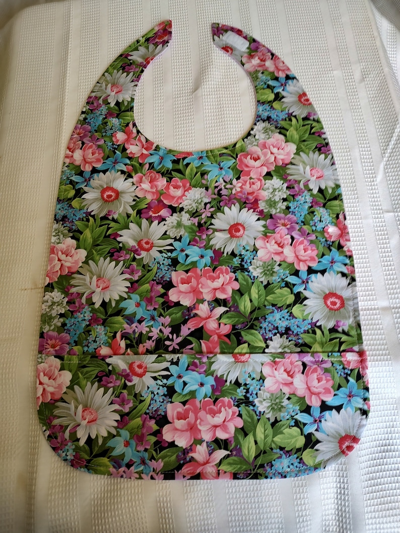 Adult Bibs- Female-floral - Etsy