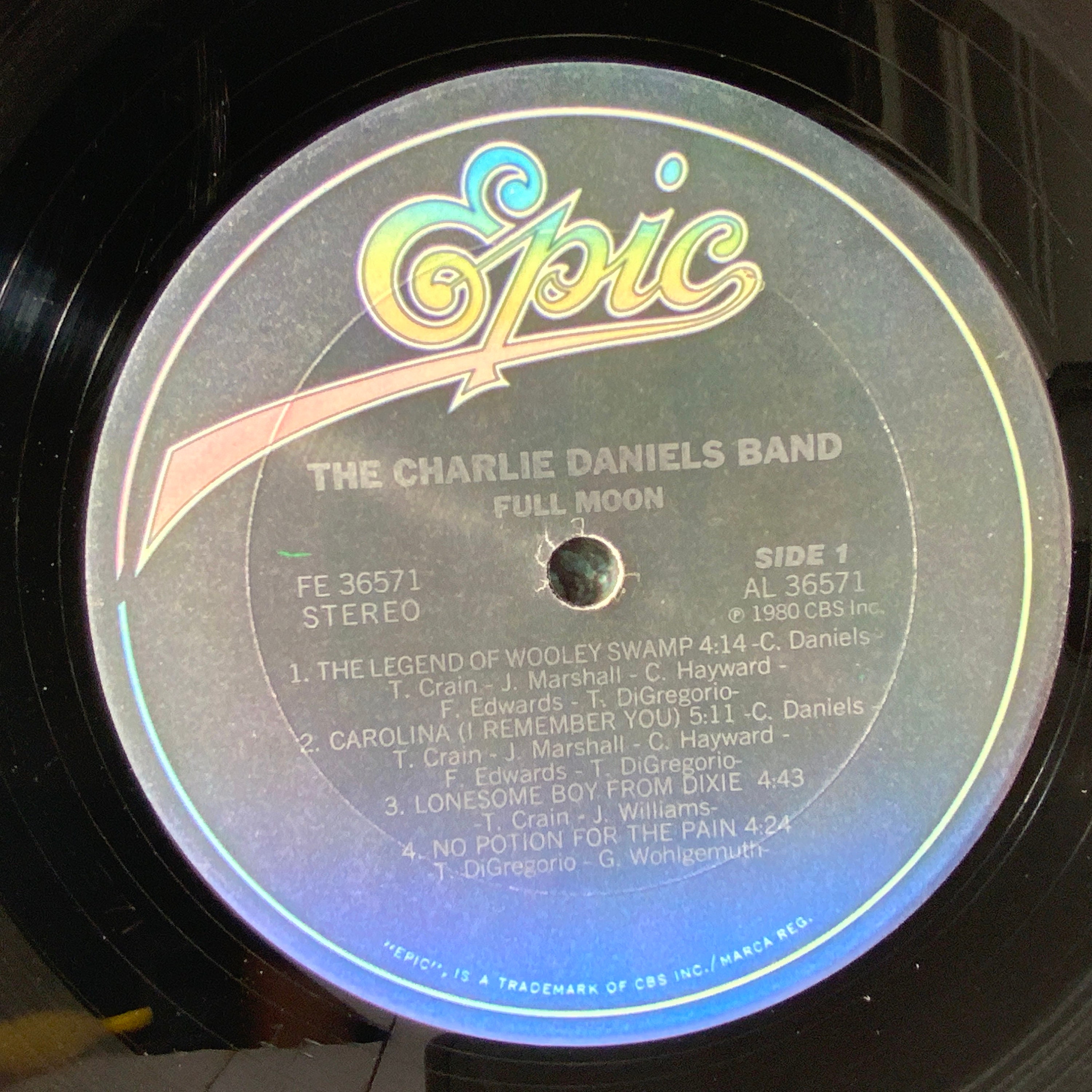 The Charlie Daniels Band Full Moon Vinyl US Pressing - Etsy