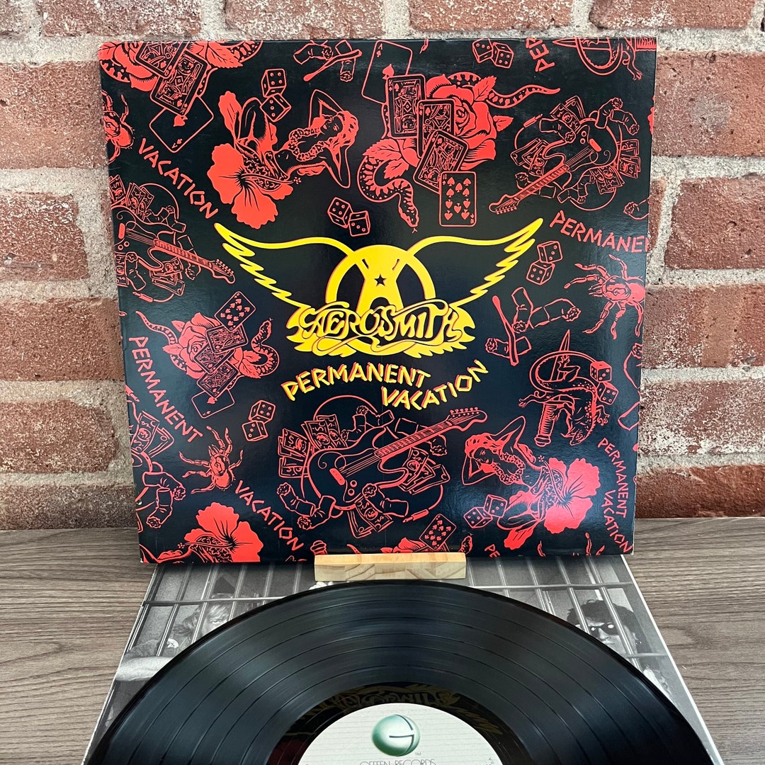 Aerosmith - Permanent Vacation - Vinyl Record - US Pressing 1987 - Rag Doll - Dude Looks Like A ...