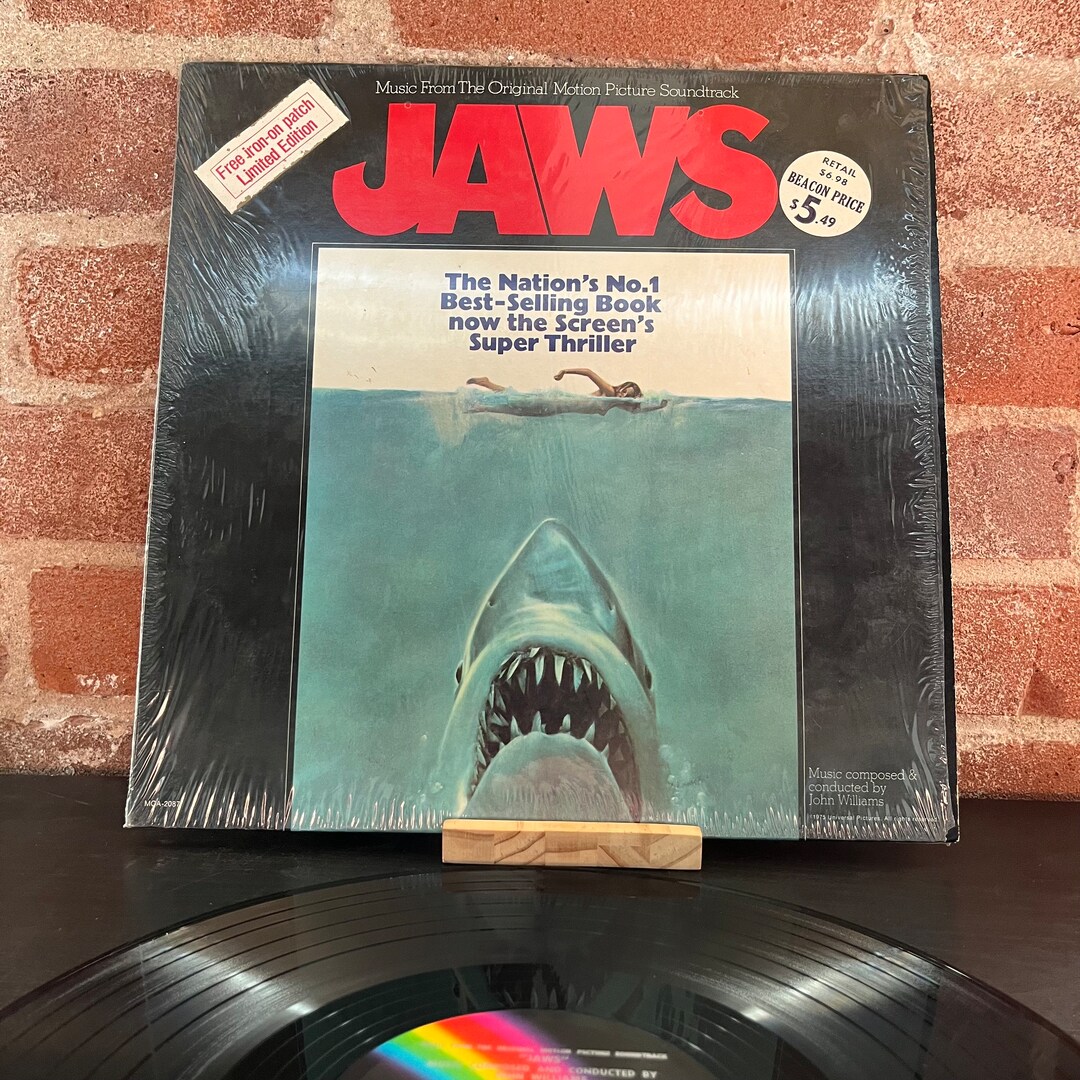 Jaws Music From the Original Motion Picture Vinyl Record US Pressing ...