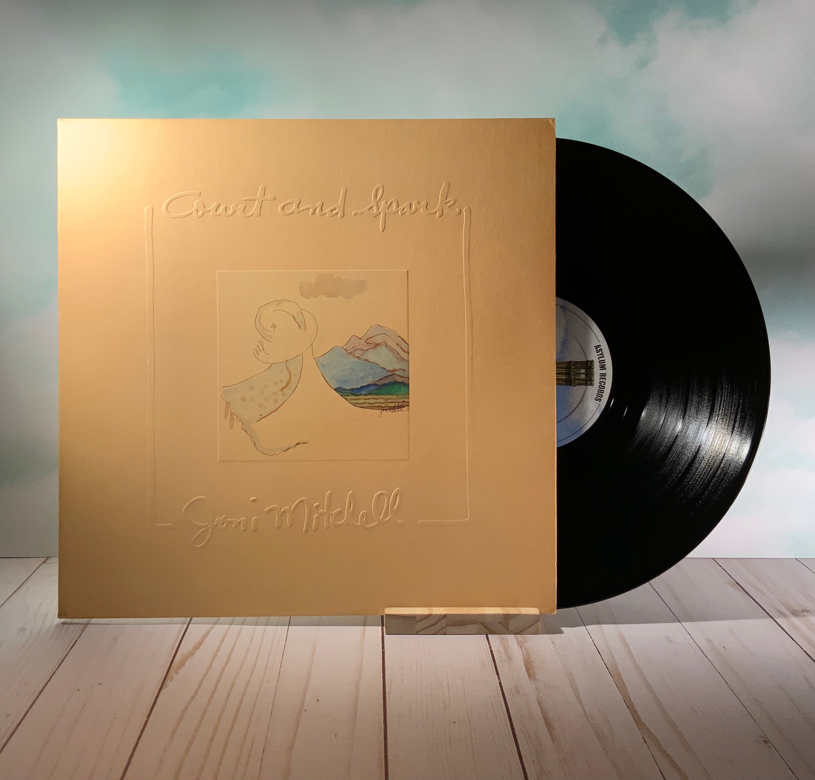 Joni Mitchell Court And Spark Vinyl Us Pressing 1974 Etsy