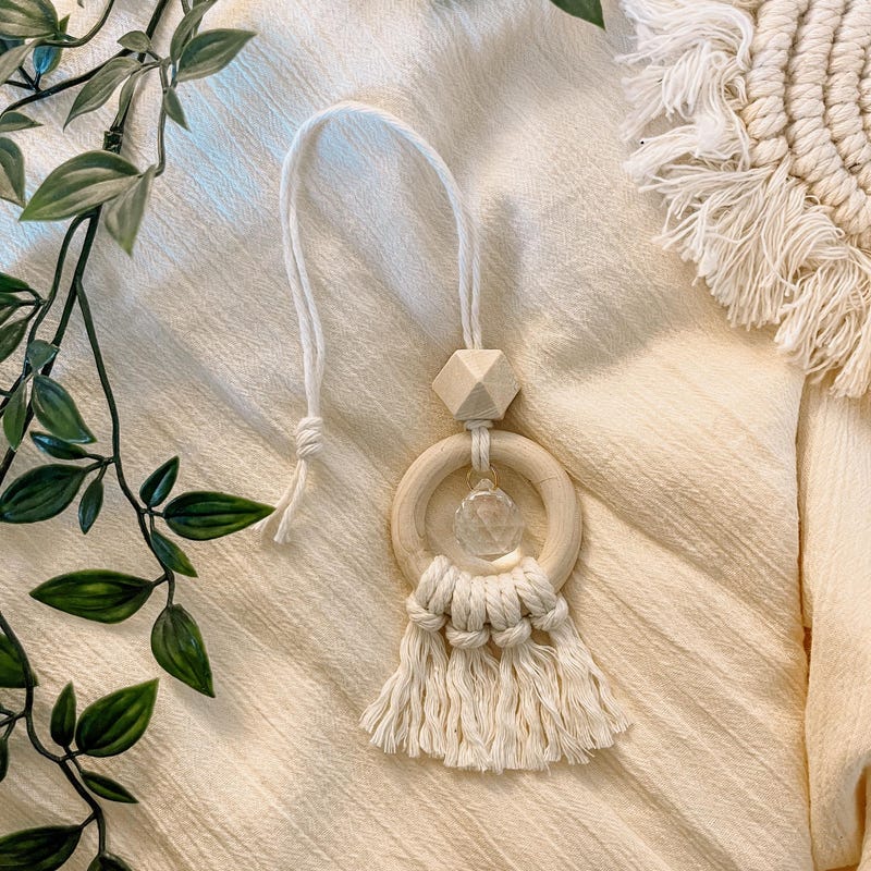 Macrame Car Diffuser - Etsy