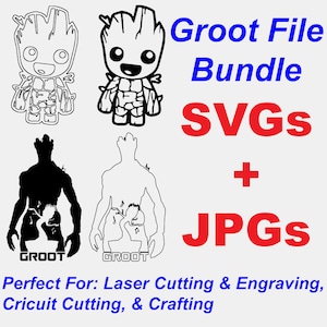 Groot SVG & JPG File Bundle - Etsy