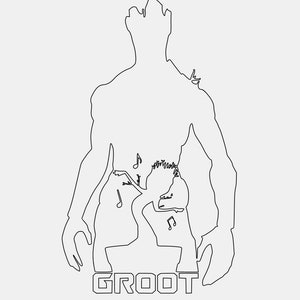 Groot SVG & JPG File Bundle - Etsy