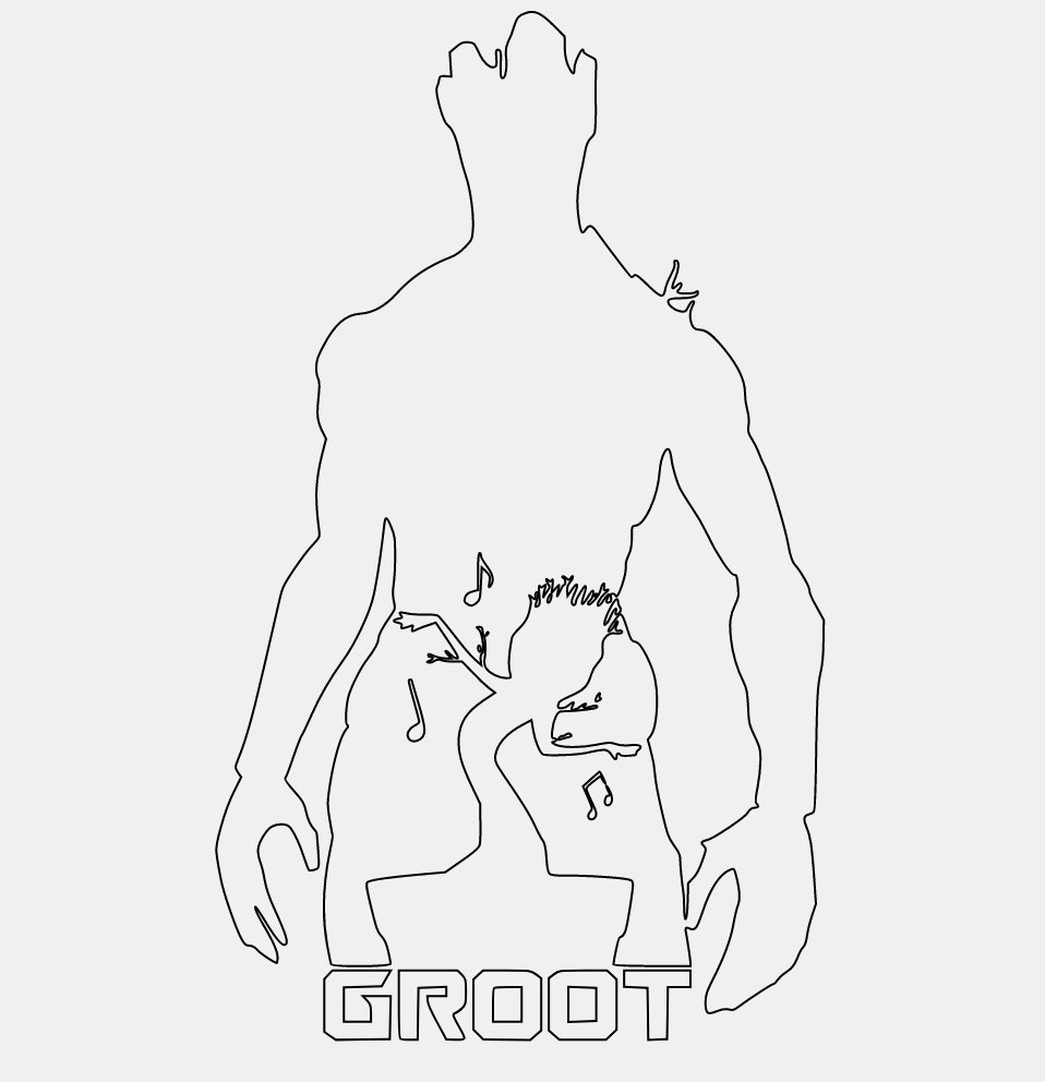 Groot SVG & JPG File Bundle - Etsy