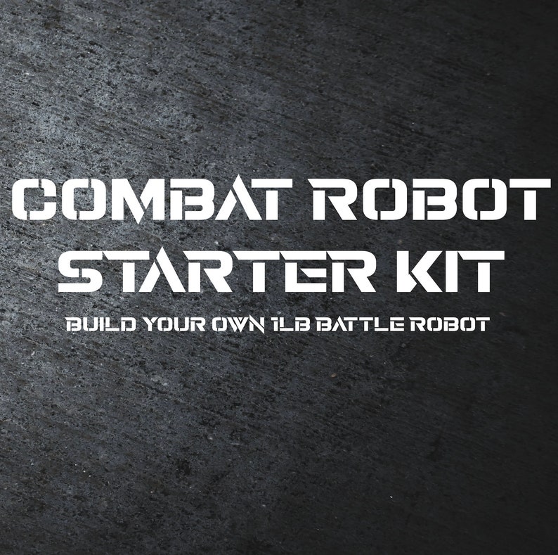 Antweight Combat Robot Starter Kit: Battle Robot Kit L Parts for a 1lb ...