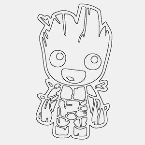 Groot SVG & JPG File Bundle - Etsy