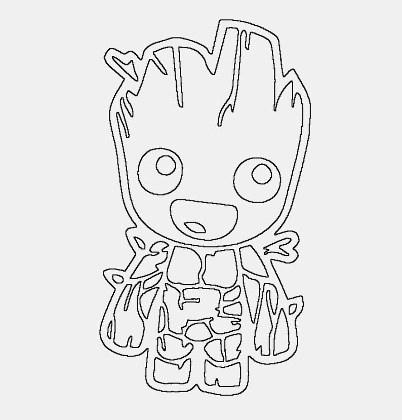 Groot SVG & JPG File Bundle - Etsy