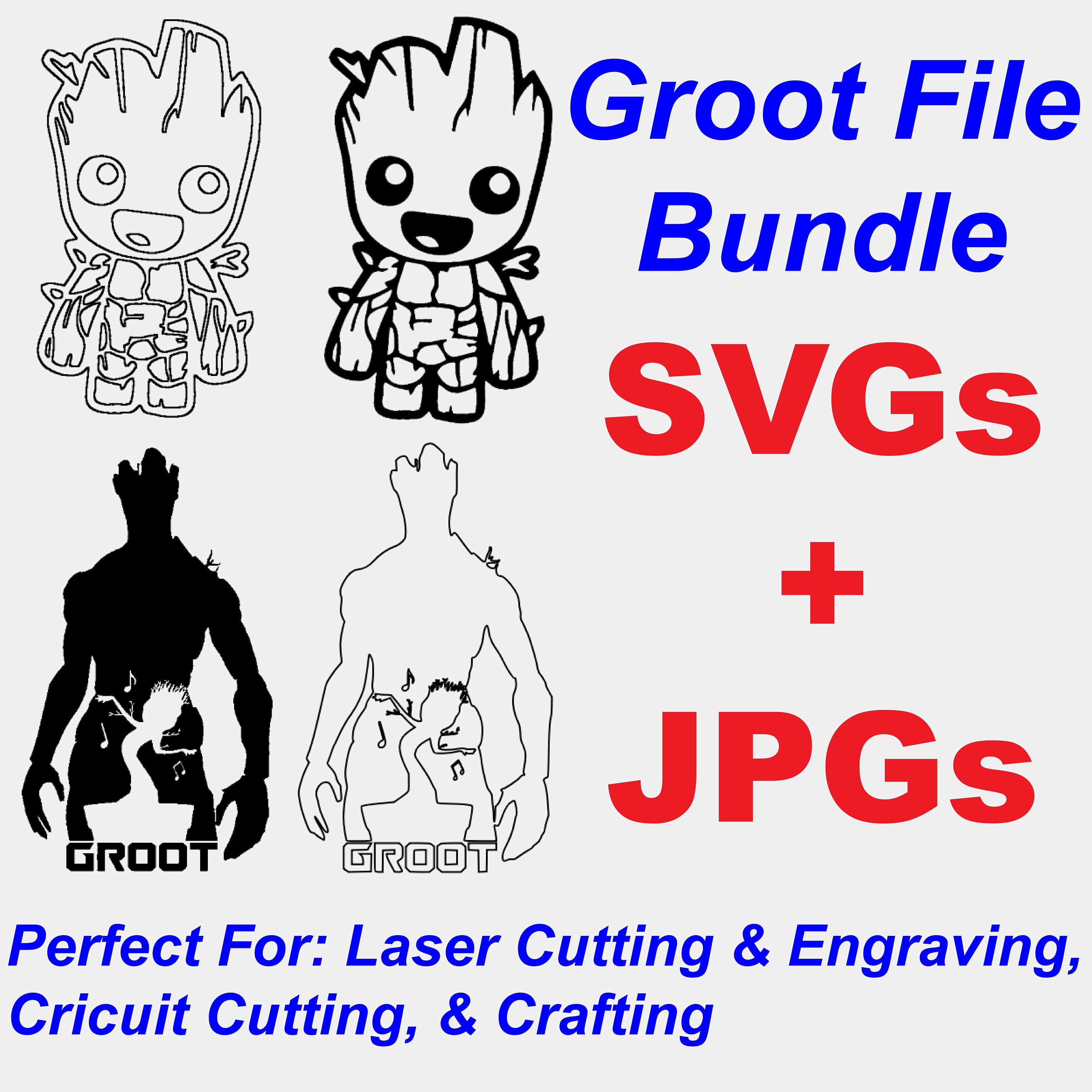 Groot SVG & JPG File Bundle - Etsy
