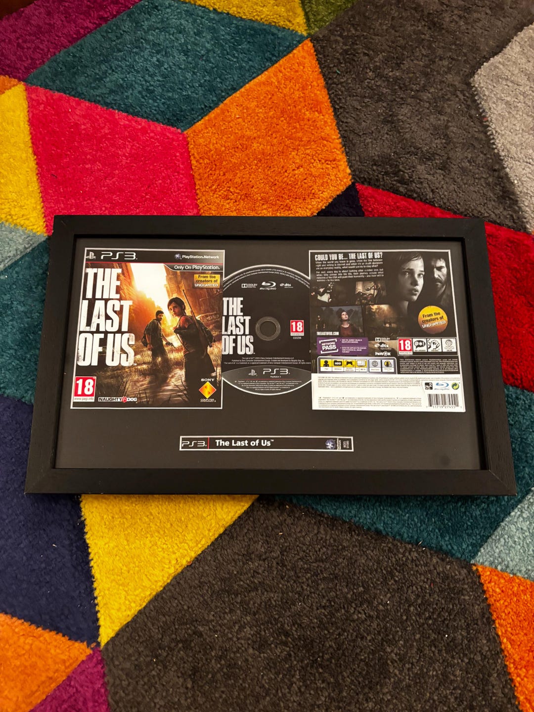 The Last of Us: PS3- Closed Back Frame. Front Cover, Disk and Spine. - Etsy