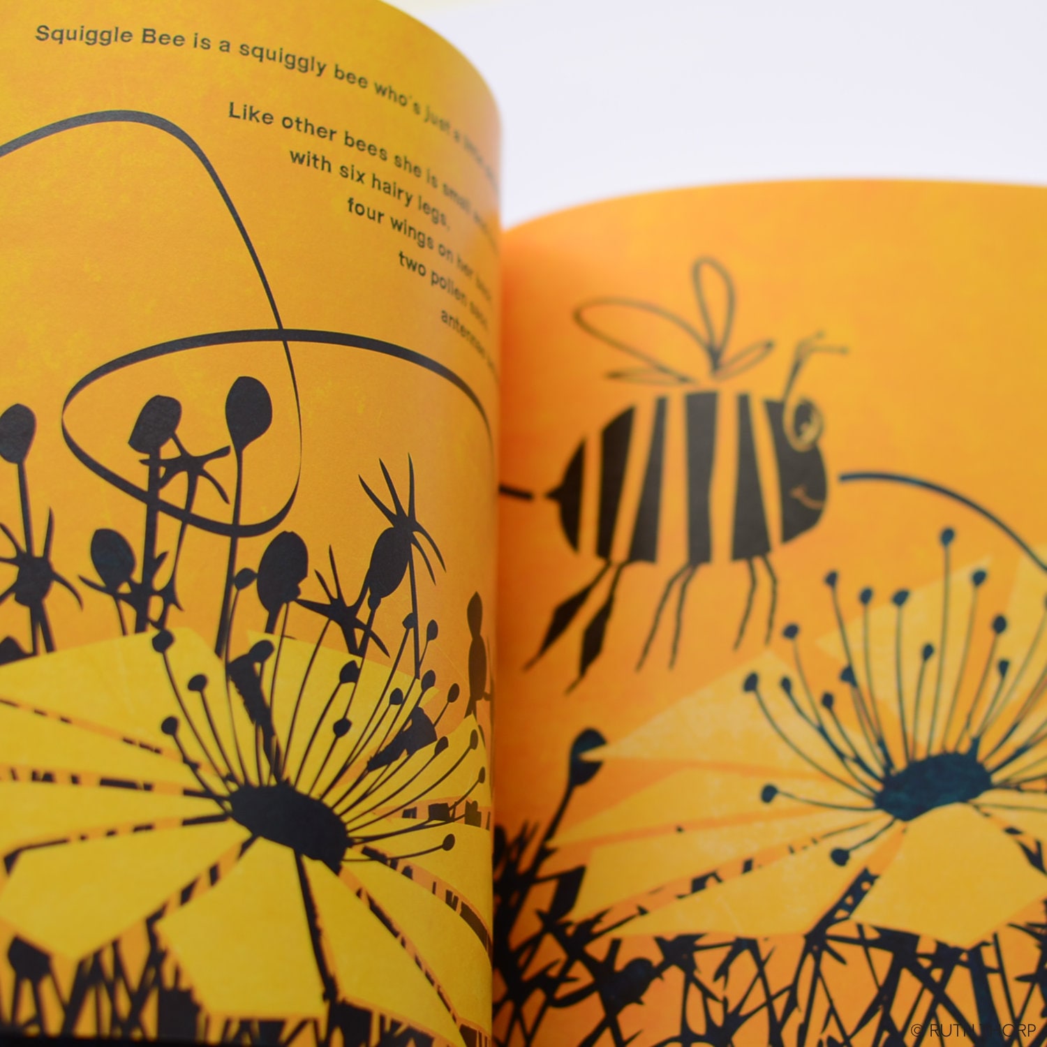 Squiggle Bee Rhyming Picture Book by Ruth Thorp Bees - Etsy