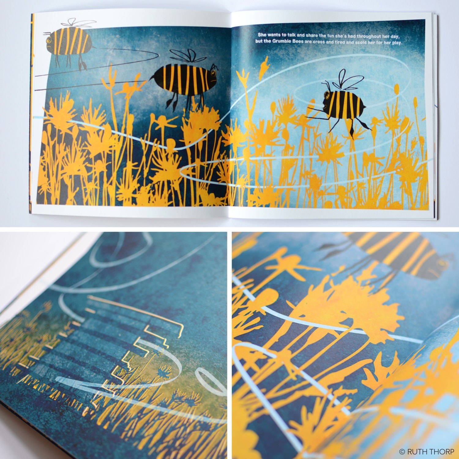 Squiggle Bee Rhyming Picture Book by Ruth Thorp Bees - Etsy