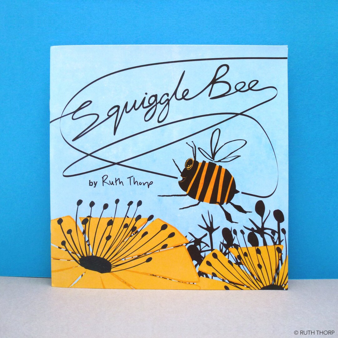 Squiggle Bee Rhyming Picture Book by Ruth Thorp Bees - Etsy