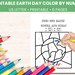 Printable Earth Day Color by Number Pages | Coloring Activity for Kids ...