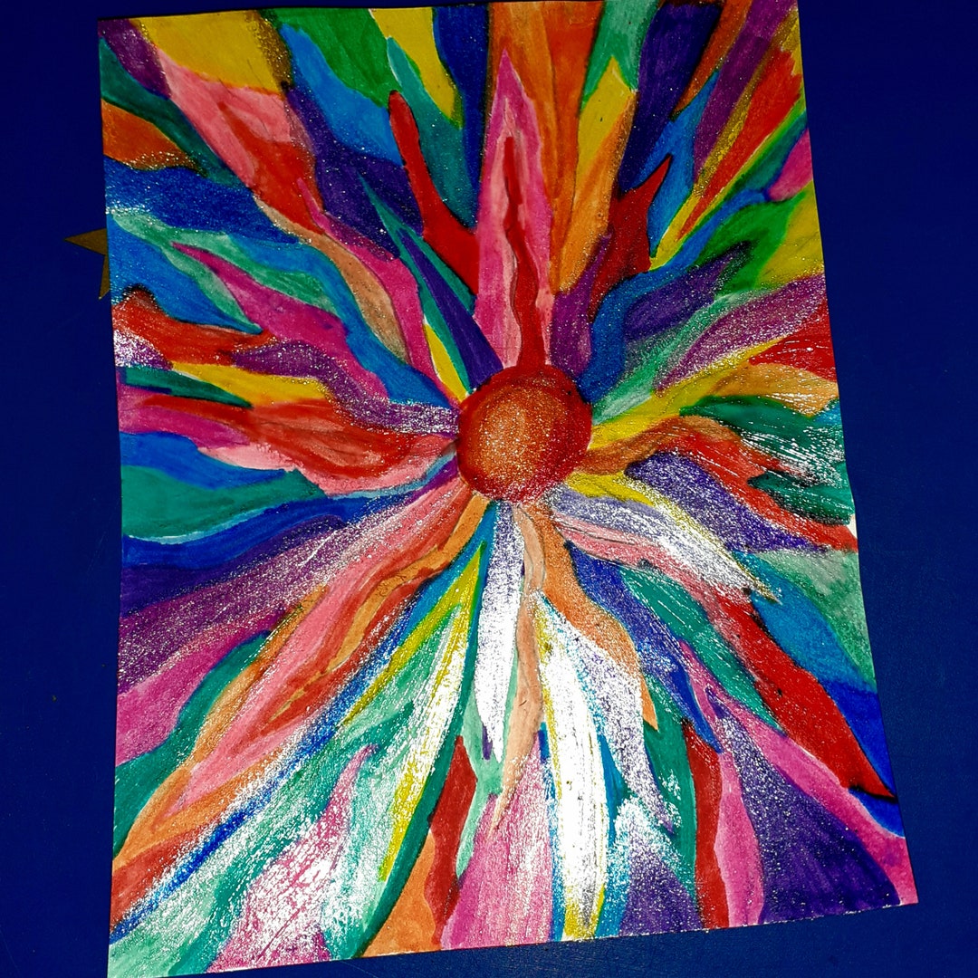 Sunrise Doodle One of Kind - Etsy
