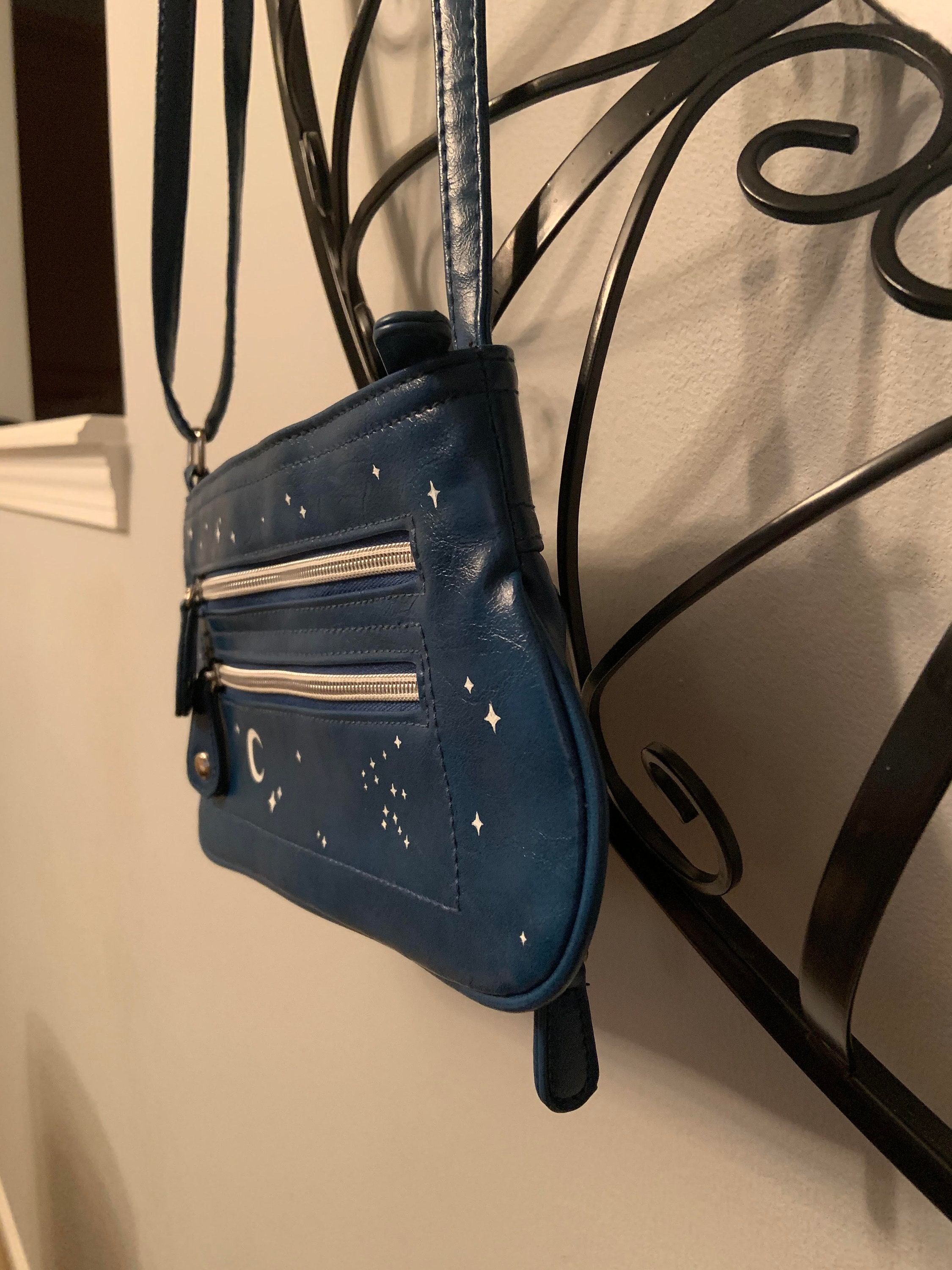 Hand Painted Aquarius Bag - Etsy