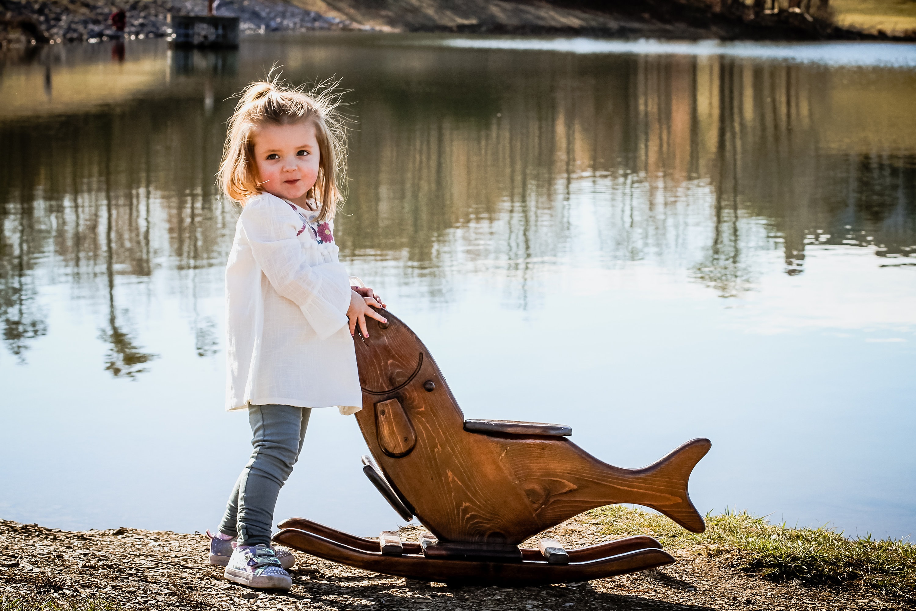 Solid Wood Rocking Fish | Etsy