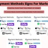 Payment Methods Sign for Markets and Craft Fairs- Digital File ONLY ...
