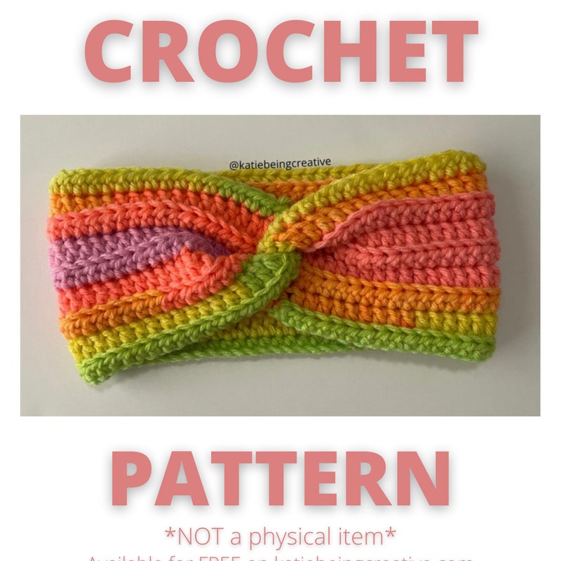 Head Band Pattern Crochet - Etsy
