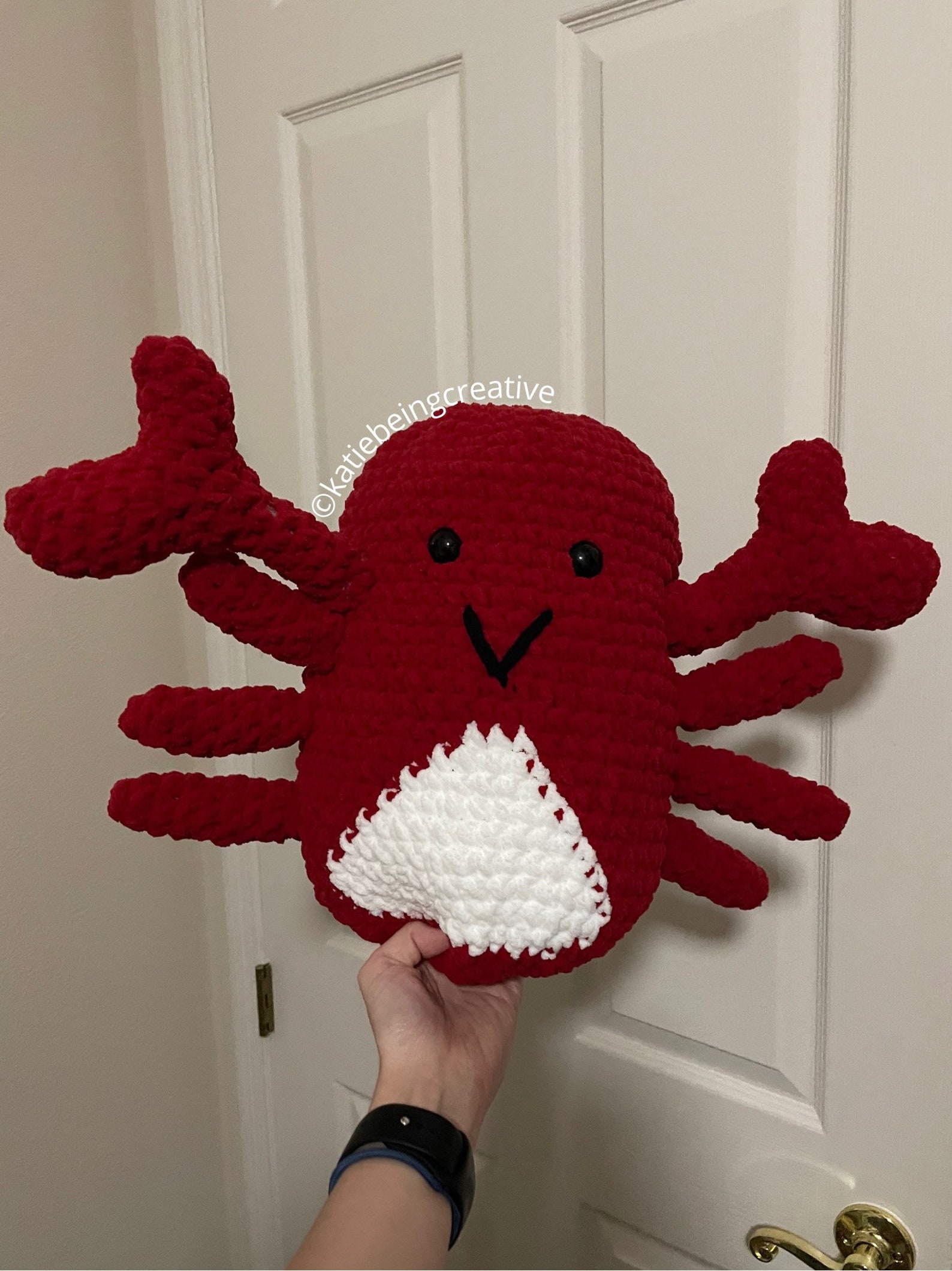 Crab Plushie Crochet Pattern inspired by Carlos the Crab - Etsy