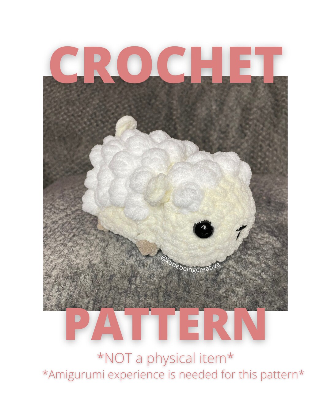 No-sew Sheep Crochet Pattern: No Sew Farm Animal Crochet Pattern - Etsy