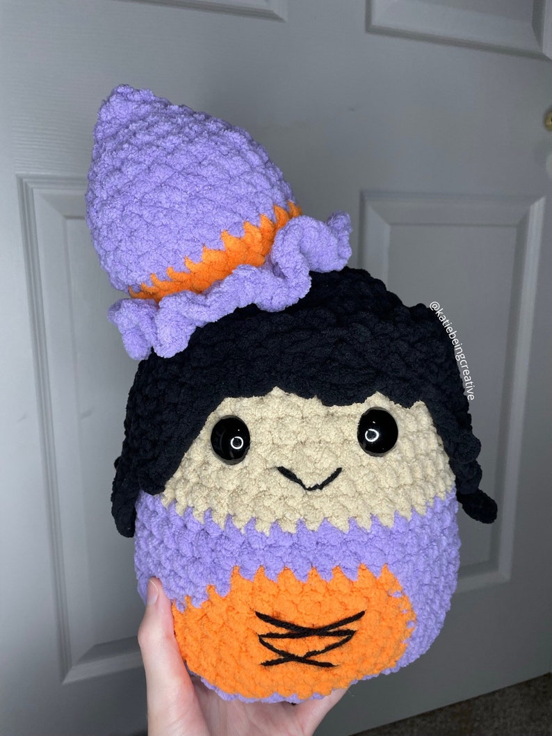 Witch Plushie Crochet Pattern for Halloween inspired by - Etsy