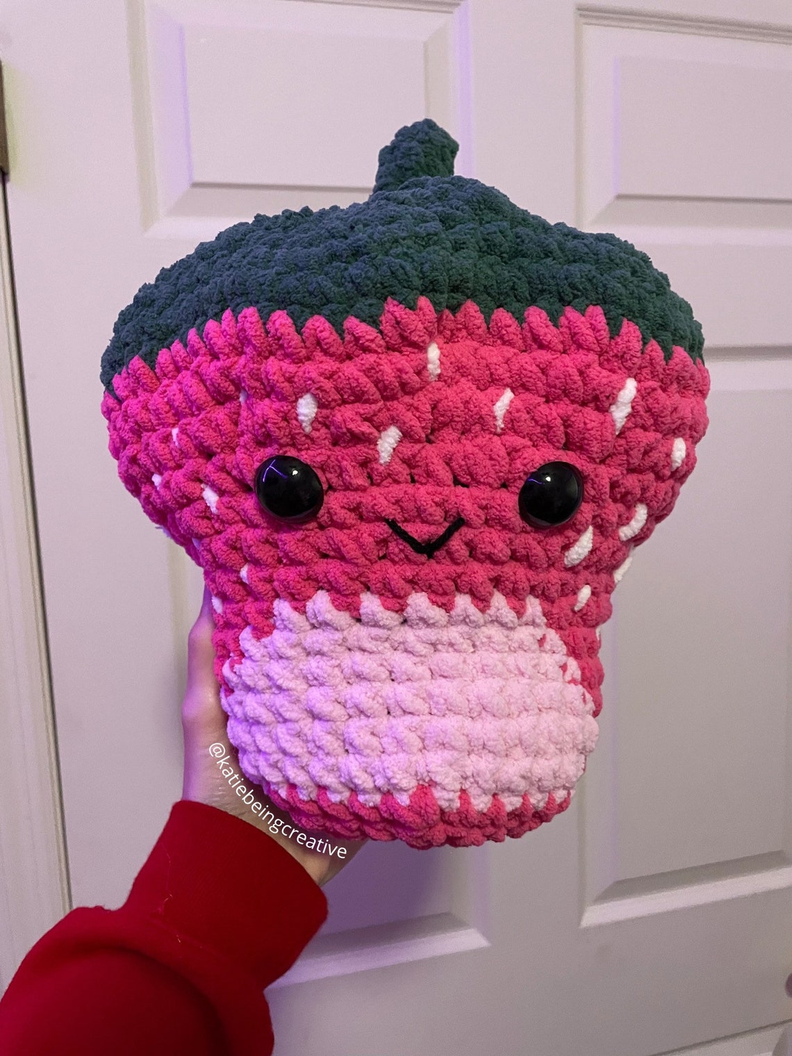 Strawberry Plushie Crochet Pattern inspired by Scarlet the - Etsy