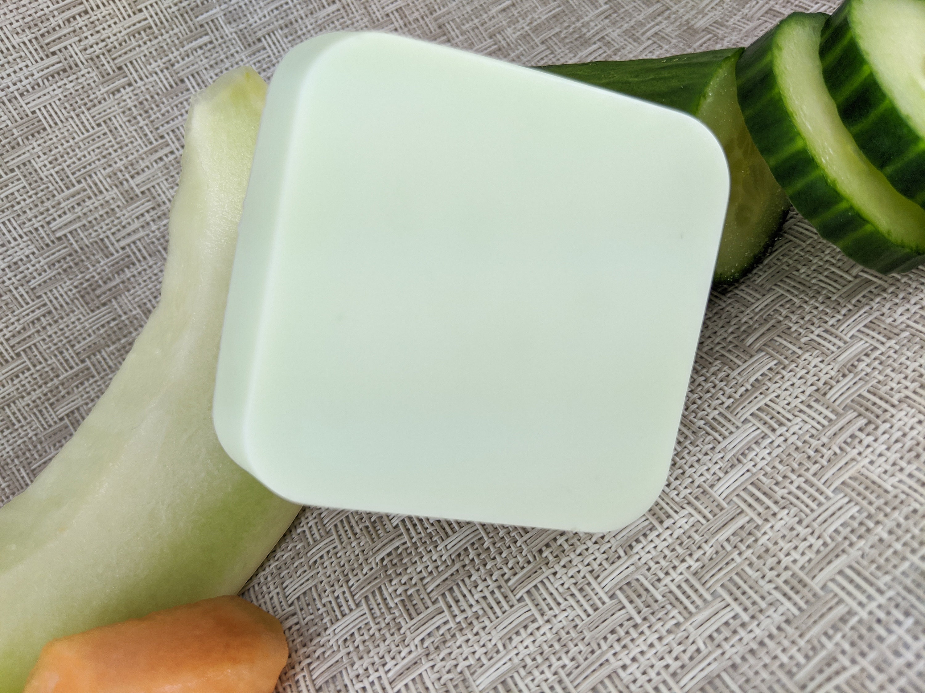 Cucumber Melon Soap, Handmade Bar Soap, Round Soap, Double Butter Soap ...