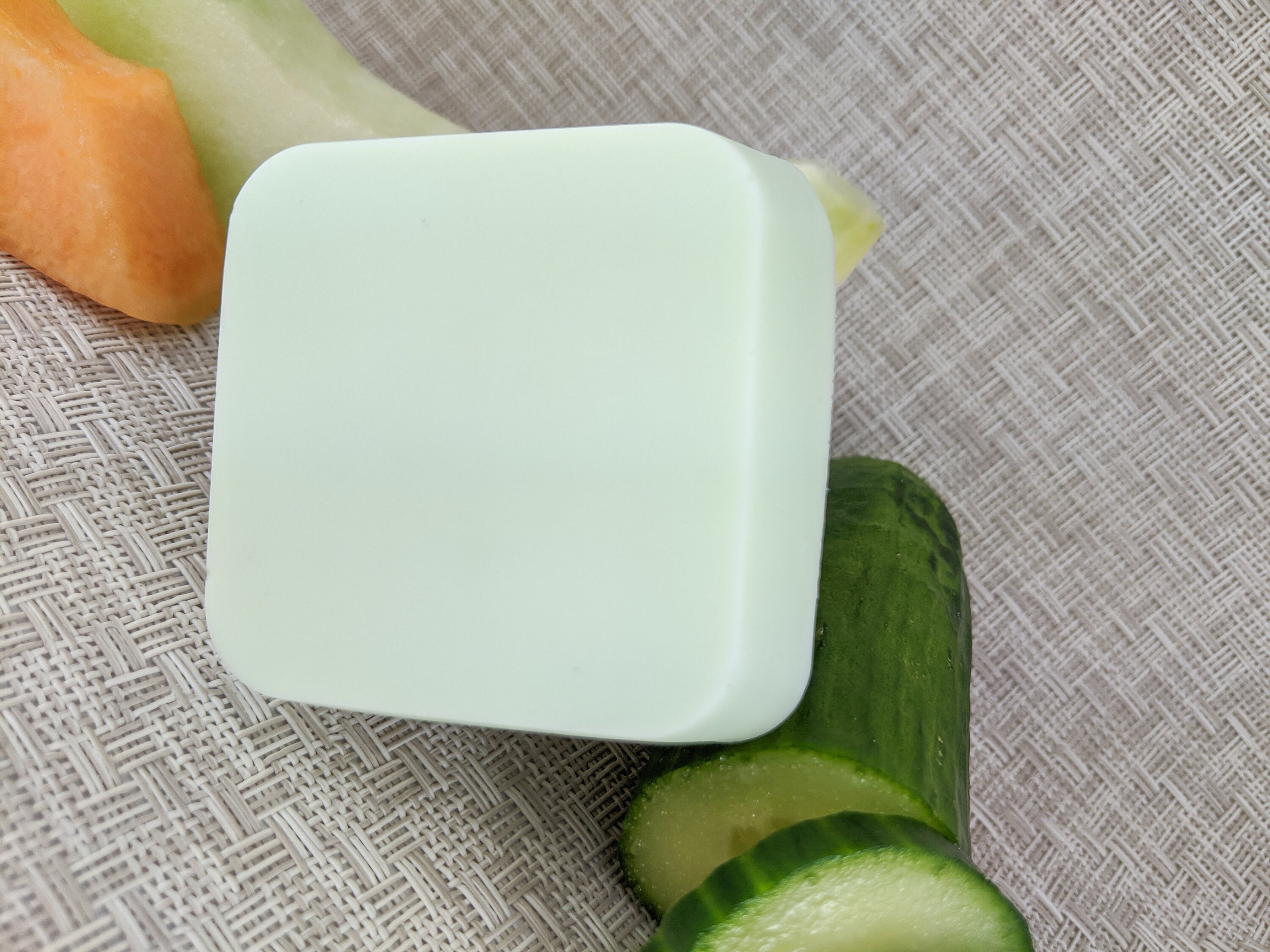 Cucumber Melon Soap, Handmade Bar Soap, Round Soap, Double Butter Soap ...