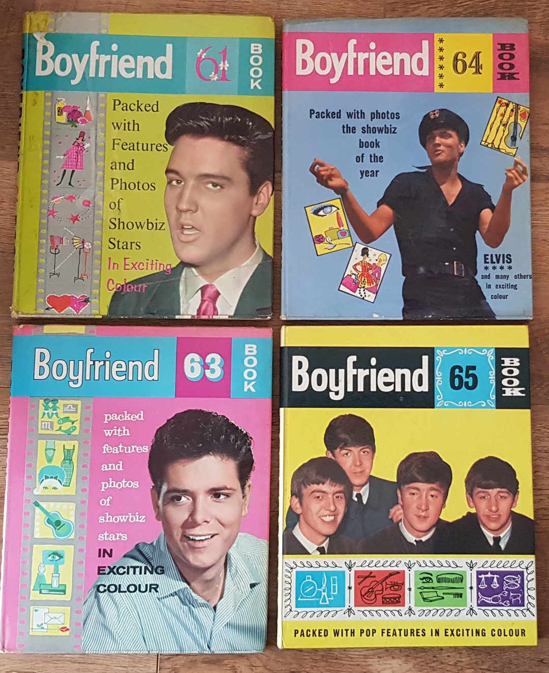 1960s BOYFRIEND Vintage Teenage Annual Book 60s Pop Music Cliff Richard ...