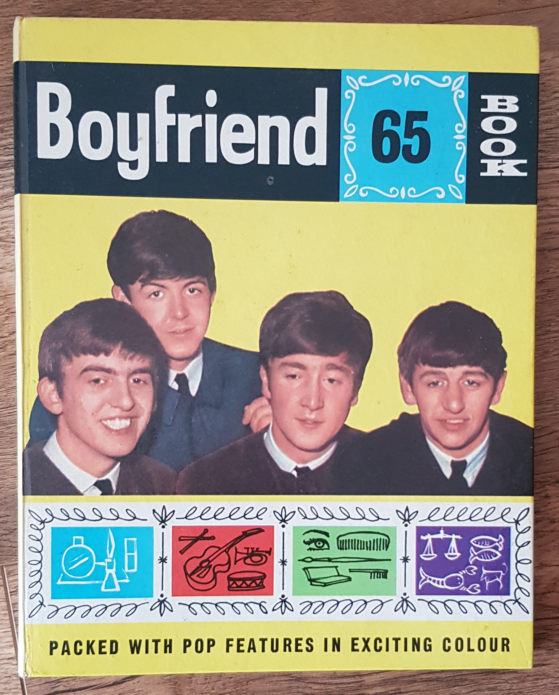 1960s BOYFRIEND Vintage Teenage Annual Book 60s Pop Music Cliff Richard ...