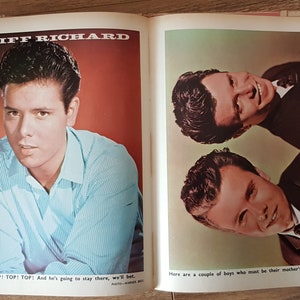 1960s BOYFRIEND Vintage Teenage Annual Book 60s Pop Music Cliff Richard ...