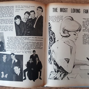 1960s BOYFRIEND Vintage Teenage Annual Book 60s Pop Music Cliff Richard ...