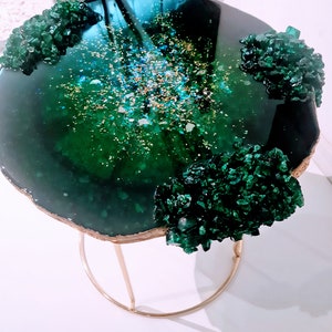 Emerald Crystal Table: Resin Art Online Video Course - Etsy